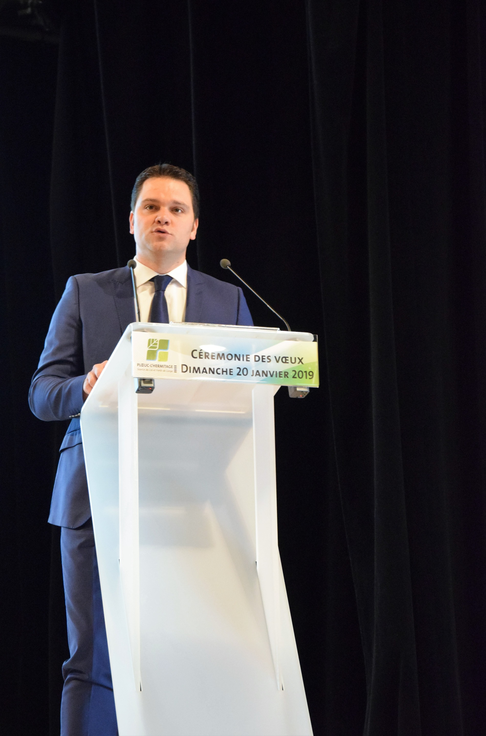 Cérémonie des vœux : « Renforcer nos deux centres. » - Thibaut Guignard